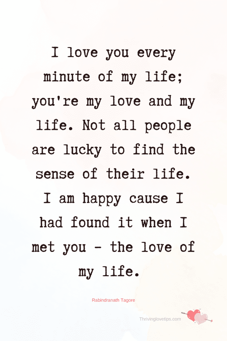 50 Beautiful Love of My Life Quotes and Messages - Thriving Love Tips